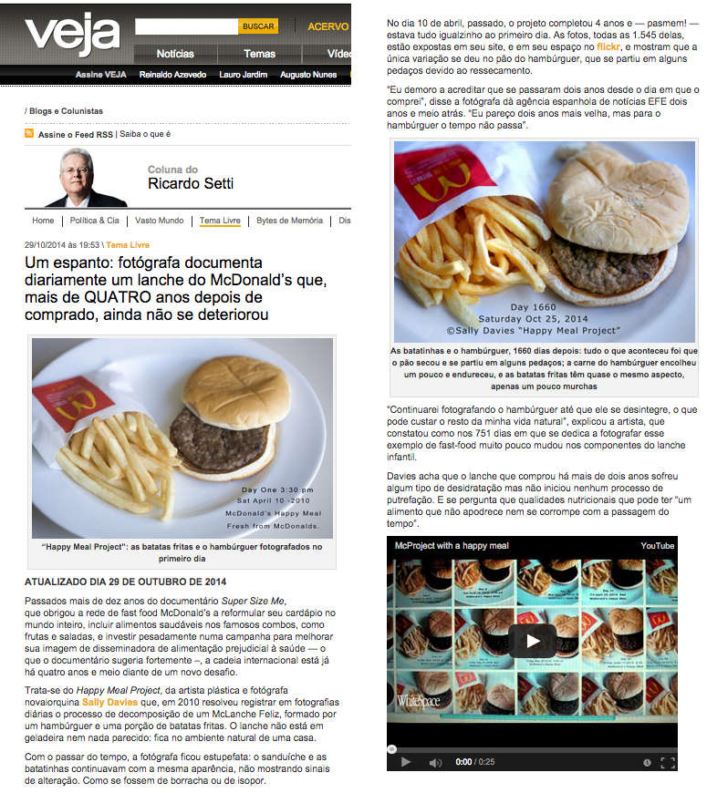 Happy Meal Project : Sally Davies Photo